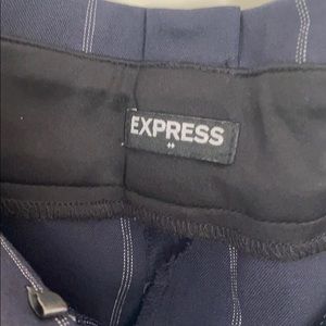 Express | Pants & Jumpsuits | Blue Pin Striped Pants | Poshmark